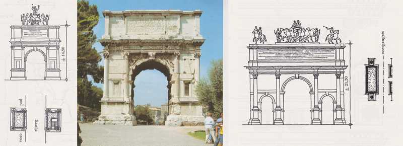 Romeinse bouwkunst: Bouwkundig detailleren - details bouwkunde.