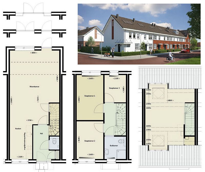 Woningvorm typologie: Bouwkundig detailleren - details bouwkunde.