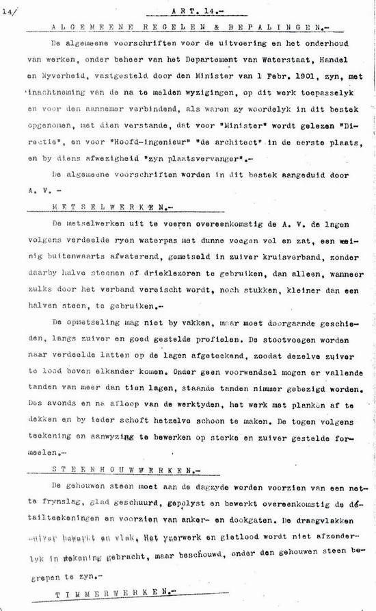 Voorbeeld van een bestek uit 1907: Bouwkundig detailleren - details ...