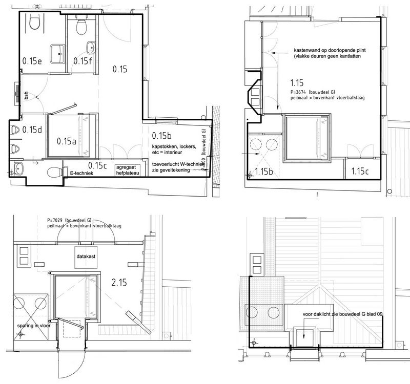 Plateauliften bouwkundig: Bouwkundig detailleren - details bouwkunde.