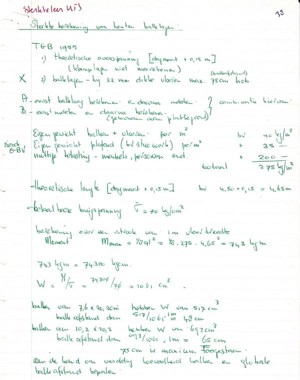 Houten balklaag vloeren: Bouwkundig detailleren - details bouwkunde.